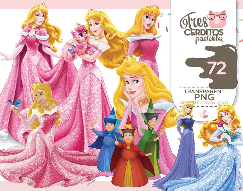 Princess Aurora Sleepy Beauty Png Images, Princess aurora Girl Birthday ...