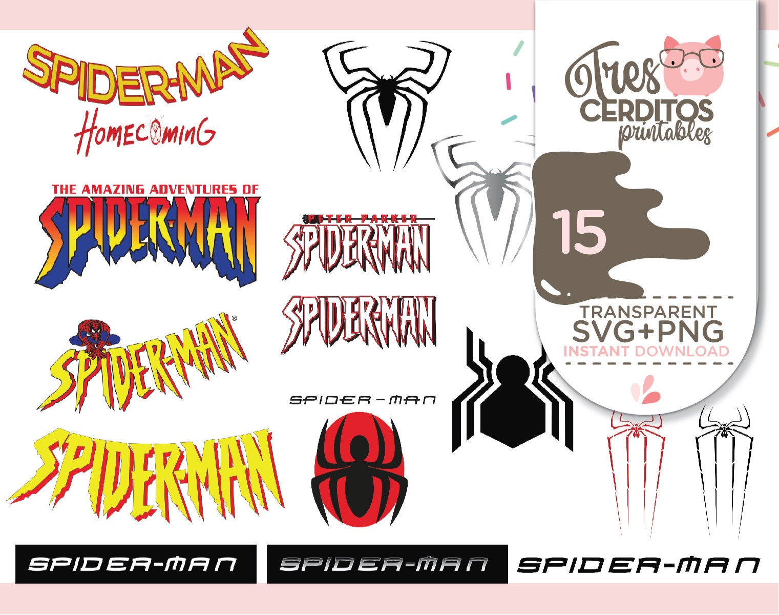 15 Spiderman Spiderver Images SVG, Spider Design Xtmas Cricut Svg Files ...