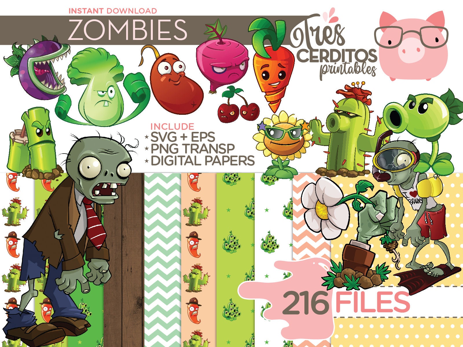 216 BUNDLE Files Plants Vs Zombies Png Svg Images, Transparent Vector ...