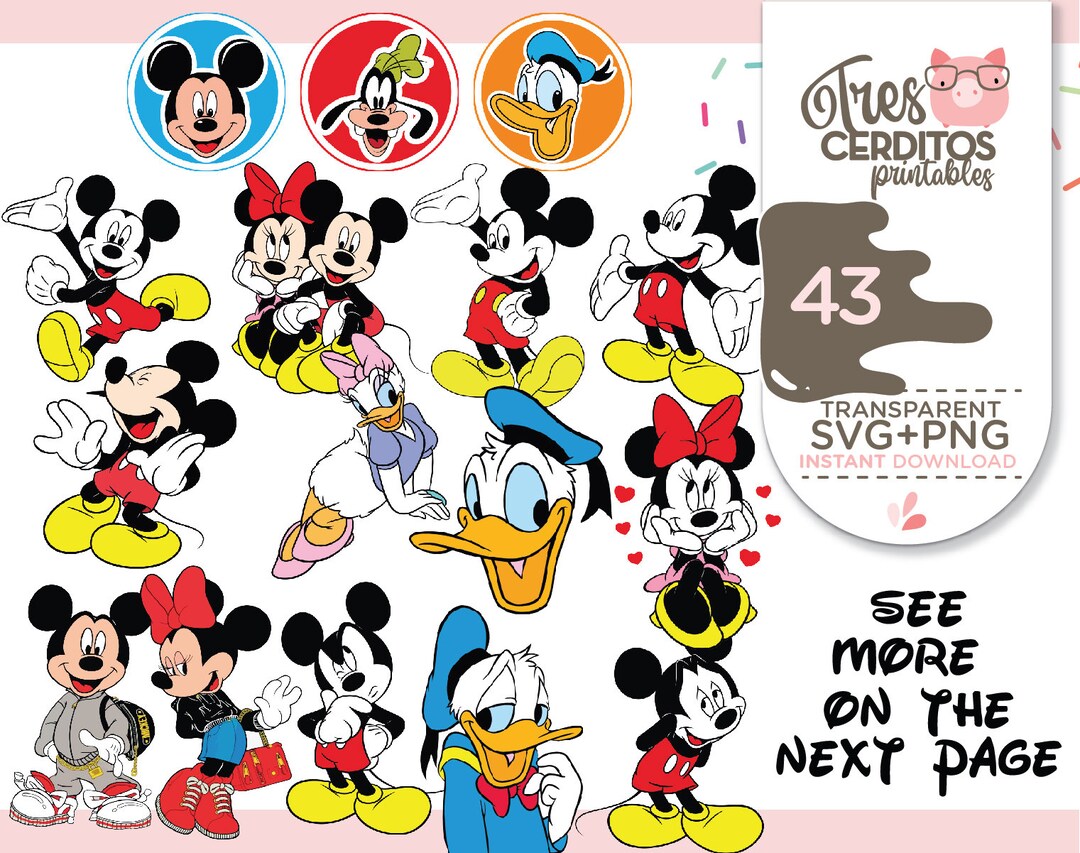 43 Mickey Clubhouse SVG, Mouse Design Friends Cricut Svg Files, Svg ...