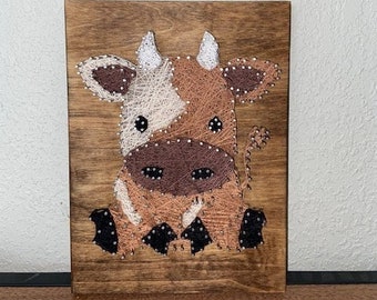 Cow String Art | Etsy