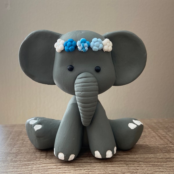 Clay Elephant - Etsy
