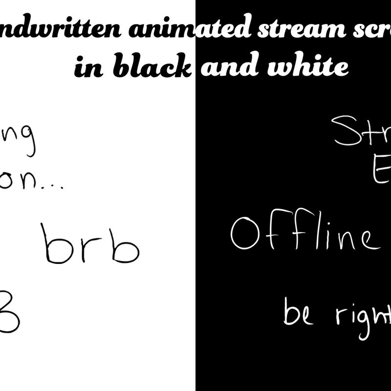 Be Right Back Streamer Screen - Etsy