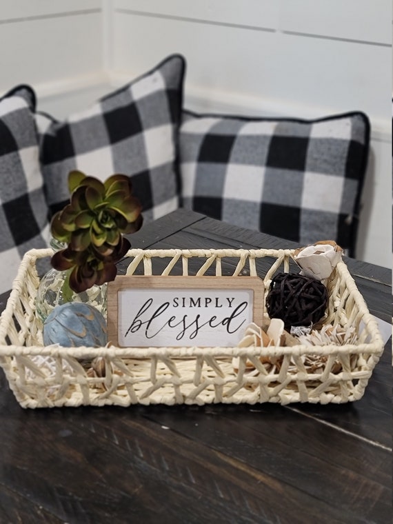 Beautiful Farmhouse Table Decor With Personalized Touches for - Etsy