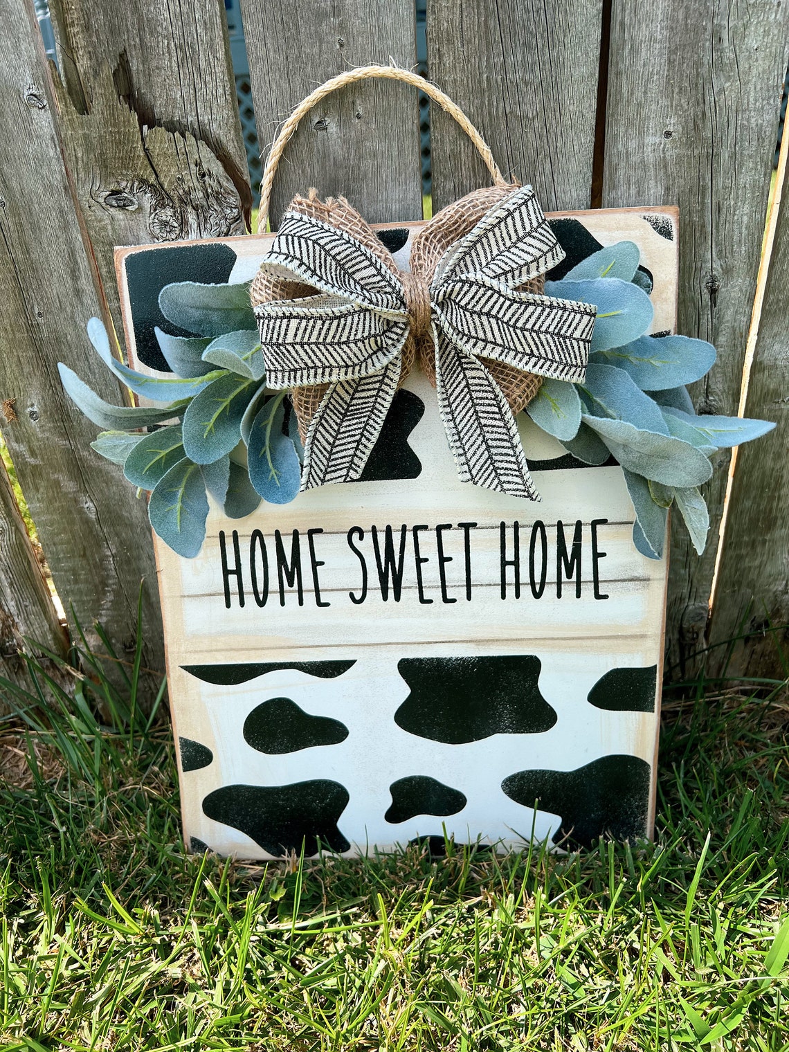 Front Door Decor Home Sweet Home Door Hanger Front Door - Etsy