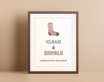 Missing Sock Sign - Etsy