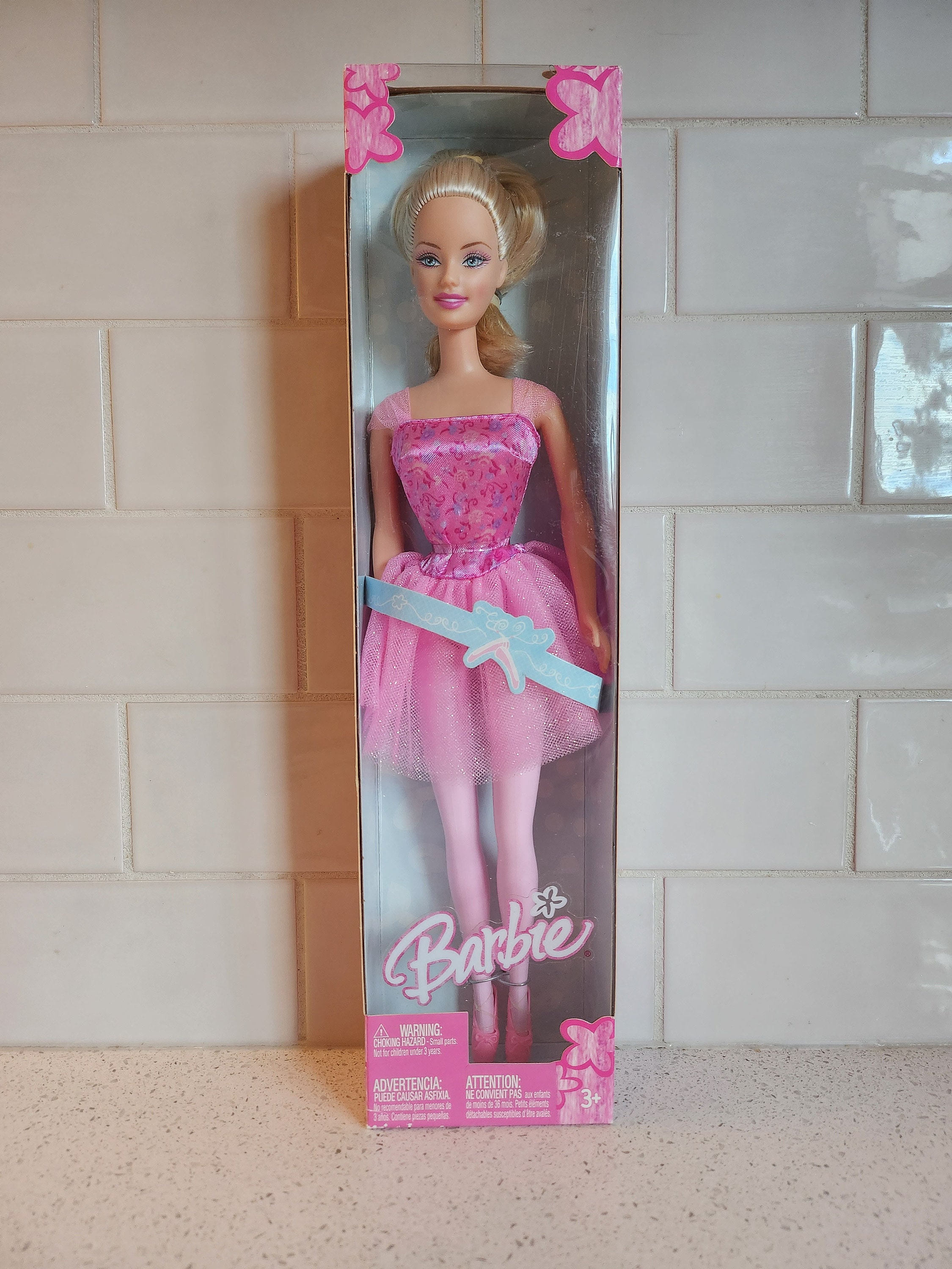 Barbie Doll G8469 My First Ballet Lesson, Mattel 2004, Pink Tulle Dress ...