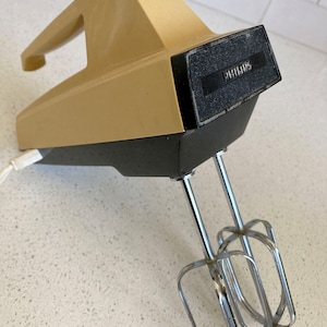 1980s Vintage Philips Hand Mixer, Electric 5 Speed Mixer, Retro ...