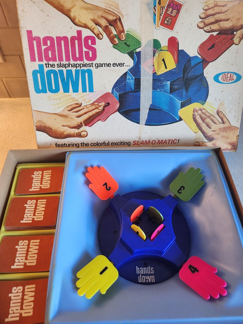 Rare 1964 Hands Down Game, the Slaphappiest Game Ever, Family Fun ...