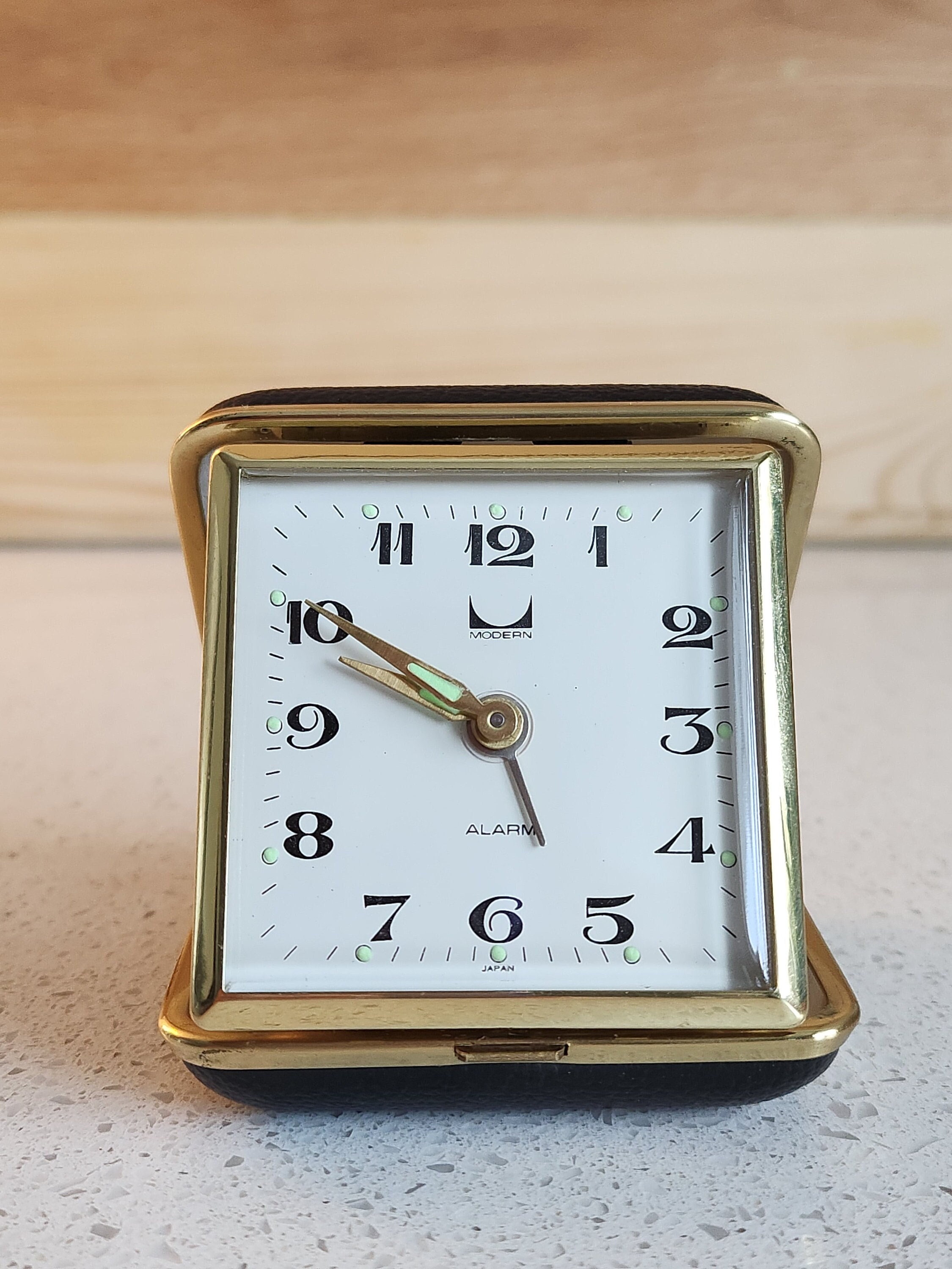 Modern Alarm Clock Silver