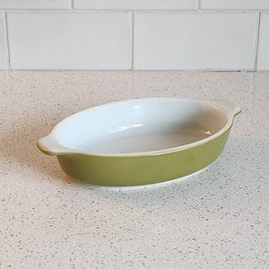 1970s Pyrex Verde Green Pixie Casserole Dish, 700, 10 Oz. Small Baking ...