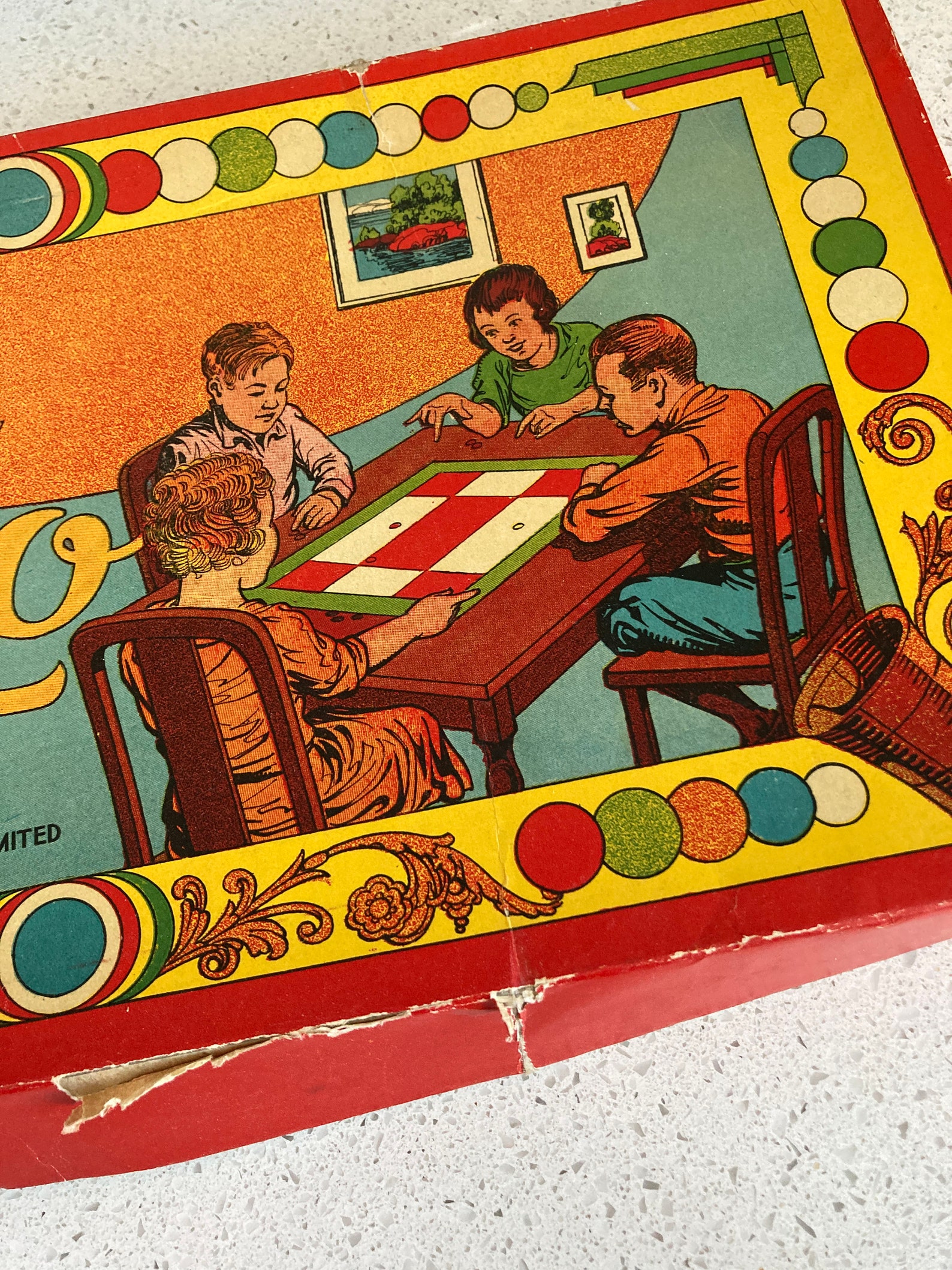 Ludo Vintage Board Game 1940s Made in Canada Vintage Game - Etsy