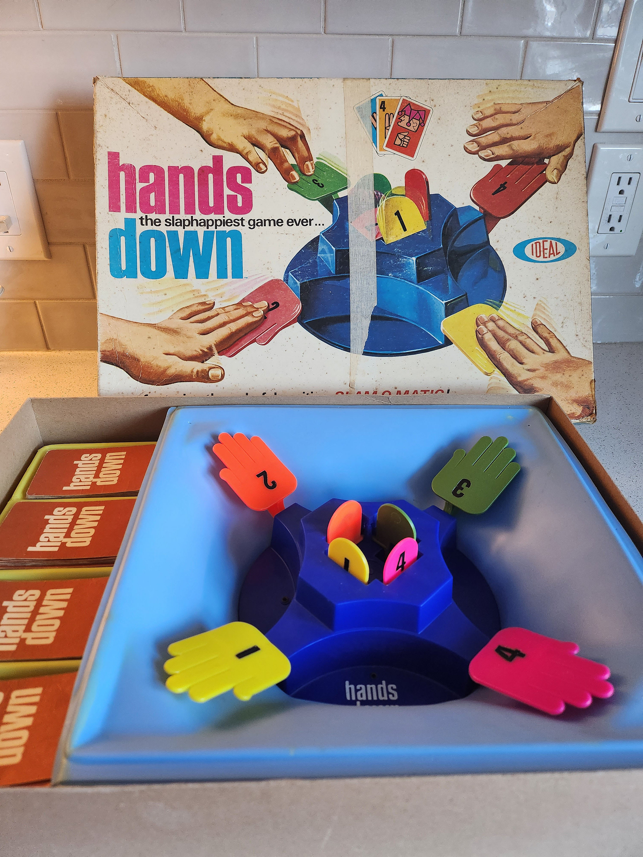Rare 1964 Hands Down Game, the Slaphappiest Game Ever, Family Fun ...