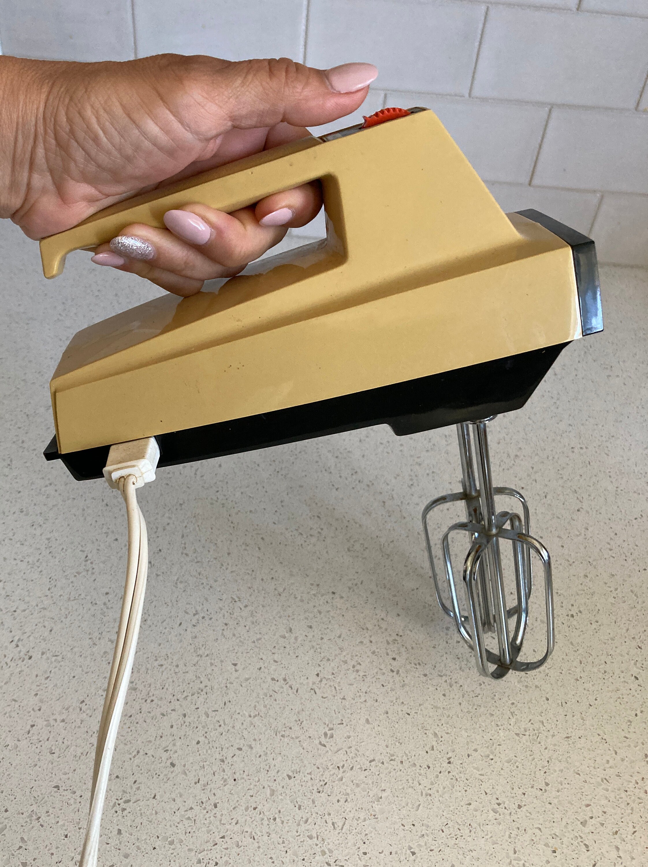 1980s Vintage Philips Hand Mixer, Electric 5 Speed Mixer, Retro ...