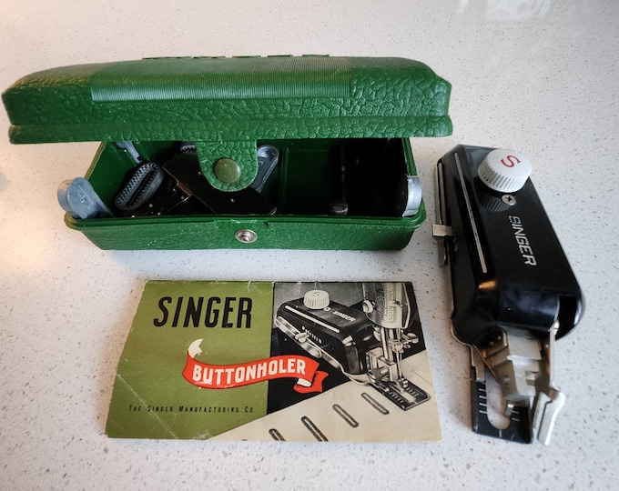1948 Singer Buttonholer, Model No. 160506, Vintage Sewing Tool ...
