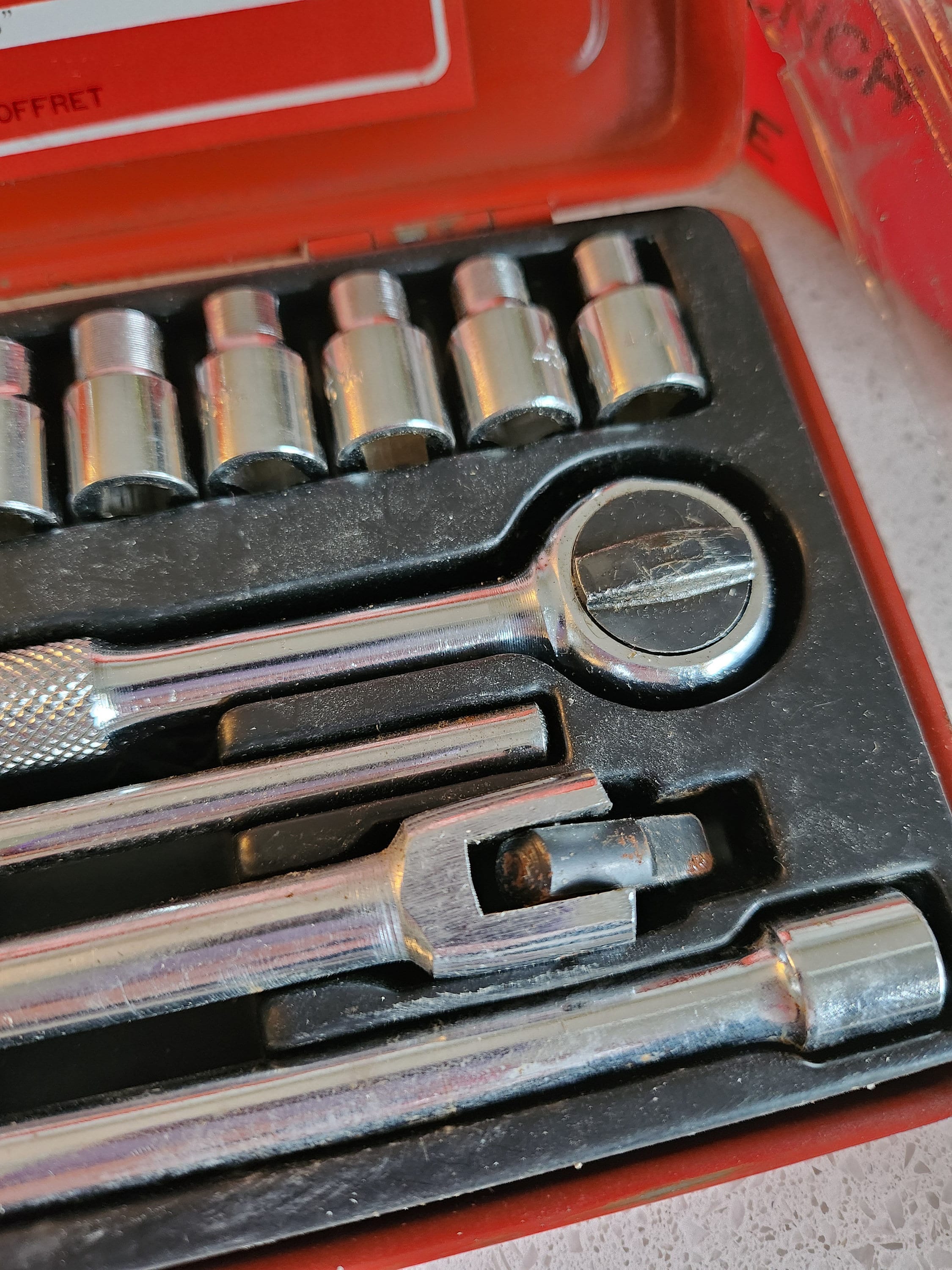 Vintage 17-pc Socket Wrench Set in Metal Case, You Choose Metric or SAE ...