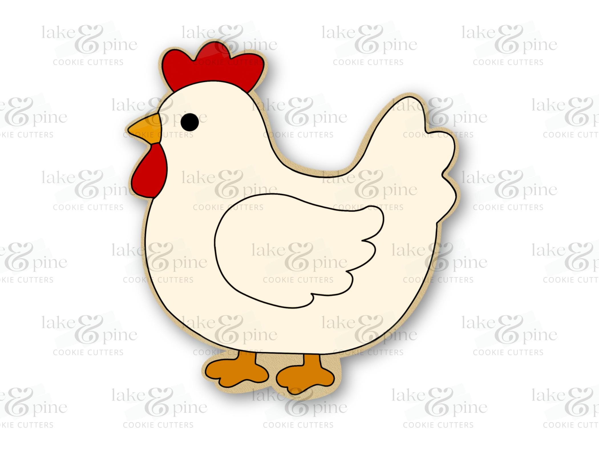 Chicken Cookie Cutter - Etsy