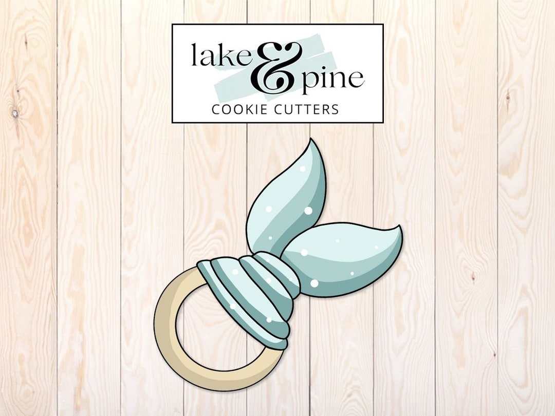 Baby Teething Ring Toy, Baby Shower Cookie Cutter - Etsy