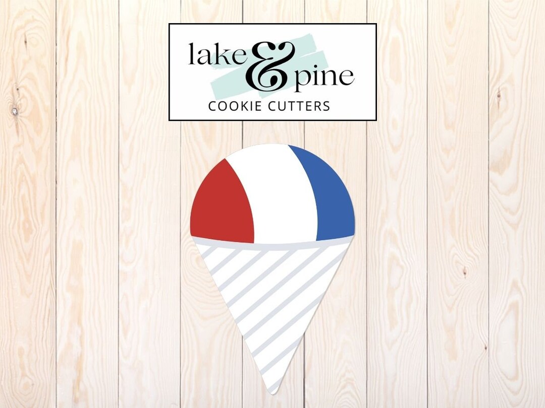 Snow Cone Cookie Cutter - Etsy