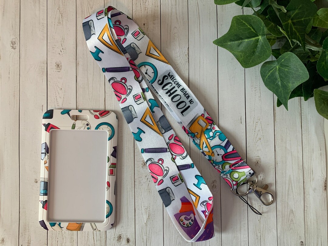 Teacher/principal/student Lanyard Lanyard Back to School - Etsy