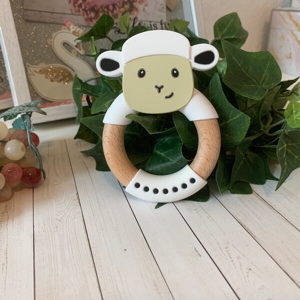 Crochet Wood Teether - Etsy