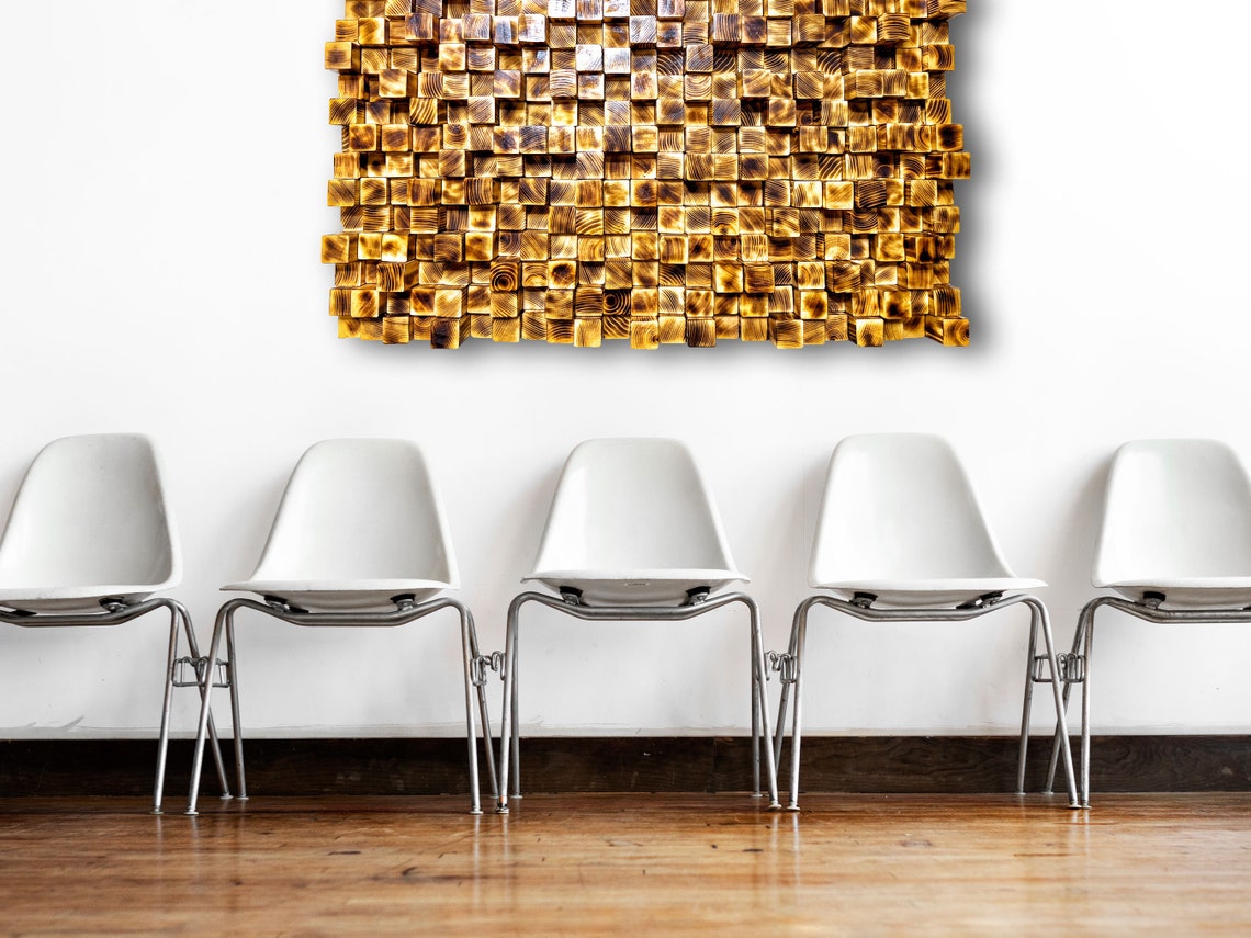 Wood Sound Diffuser Acoustic Panel, Wall Hangings - Etsy