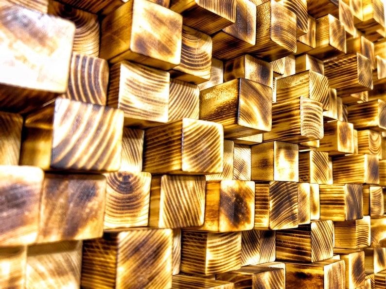 Wood Sound Diffuser Acoustic Panel, Wall Hangings - Etsy