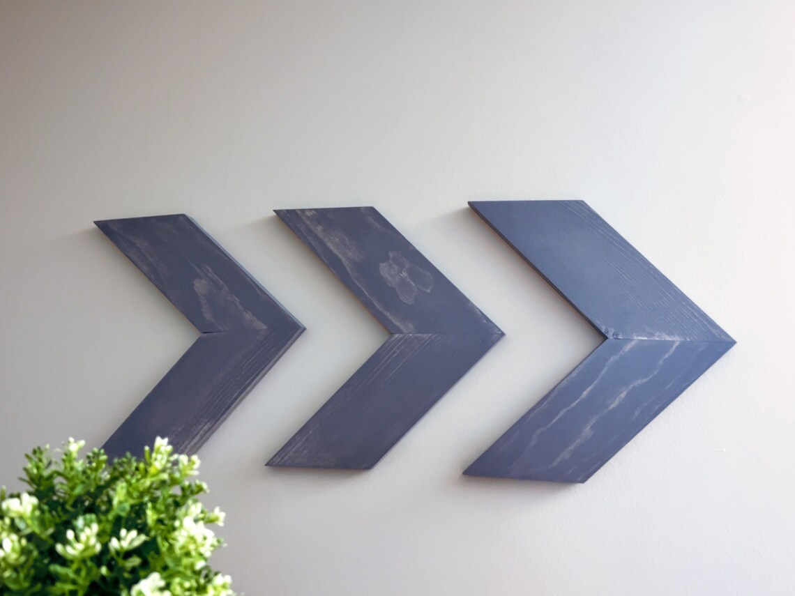 Farmhouse Arrows, Rustic Arrows, Nursery Decor, Chevron Arrows, Wooden ...