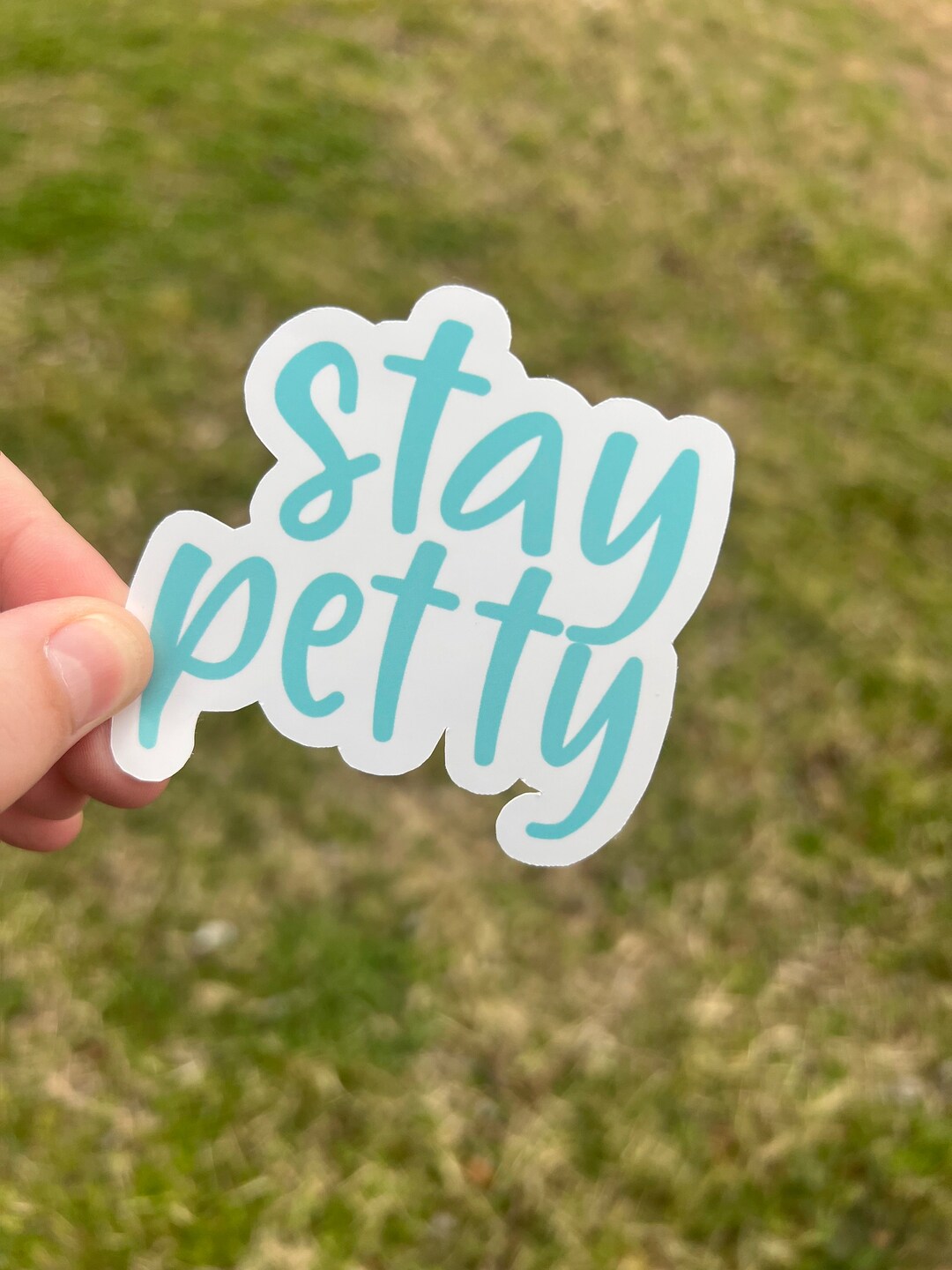 Stay Petty Vinyl Sticker - Funny Laptop Decal (3") - Etsy