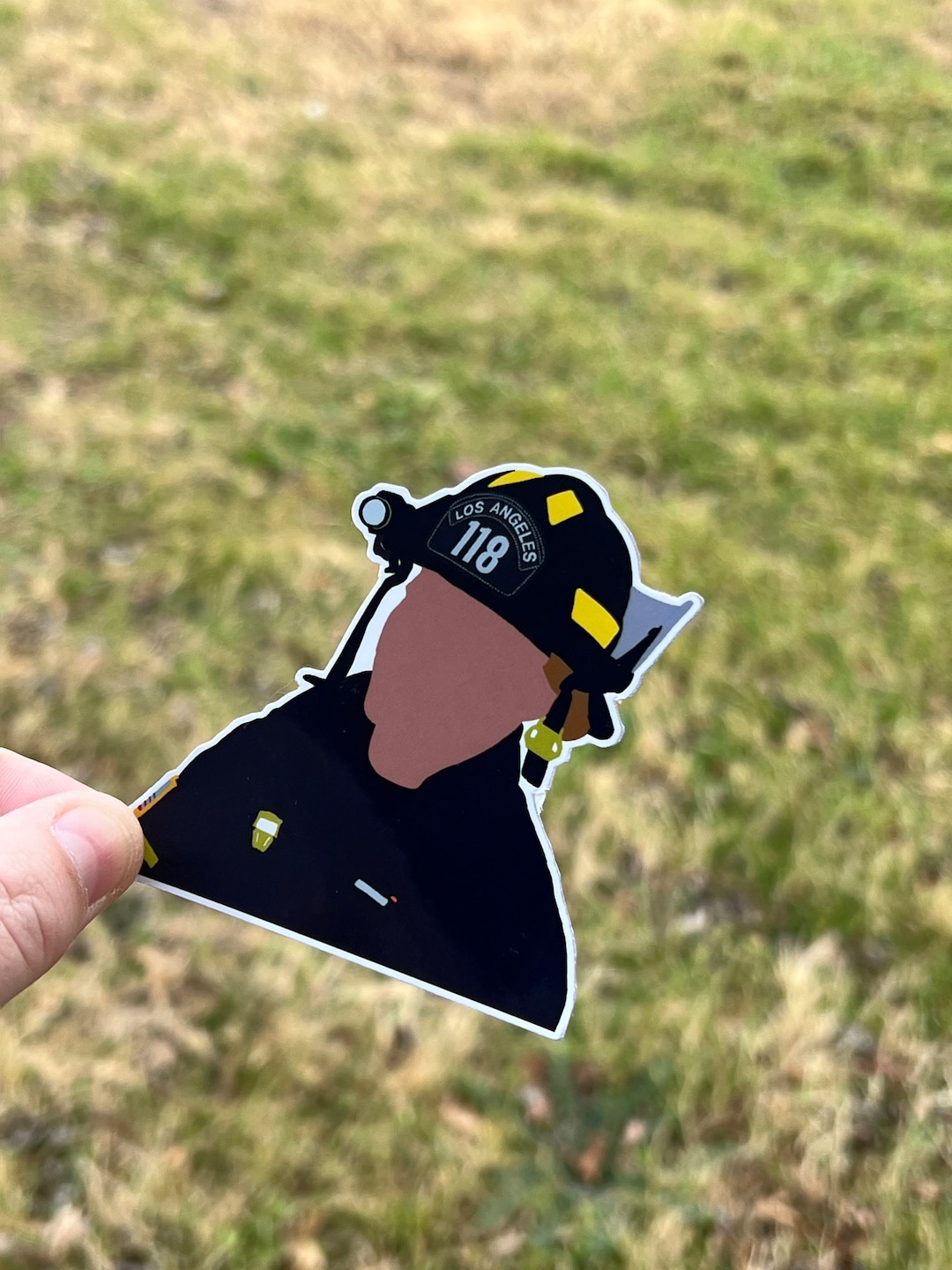 Vinyl Sticker 3" | 911 | Buck | Laptop Sticker - Etsy
