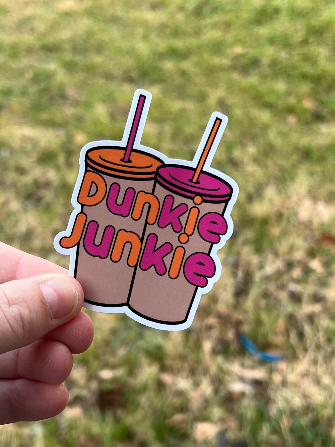 Vinyl Sticker 3" | Dunkie Junkie | Laptop Sticker - Etsy