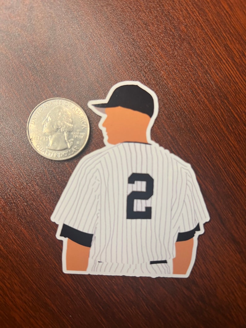 Vinyl Sticker 3 Derek Jeter Baseball Yankees New York - Etsy