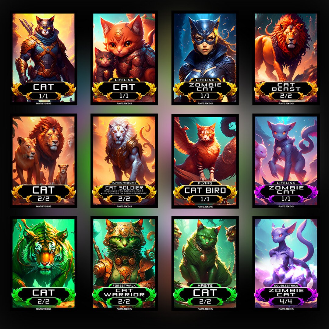 Animal Tokens: Custom MTG Bundles - Etsy