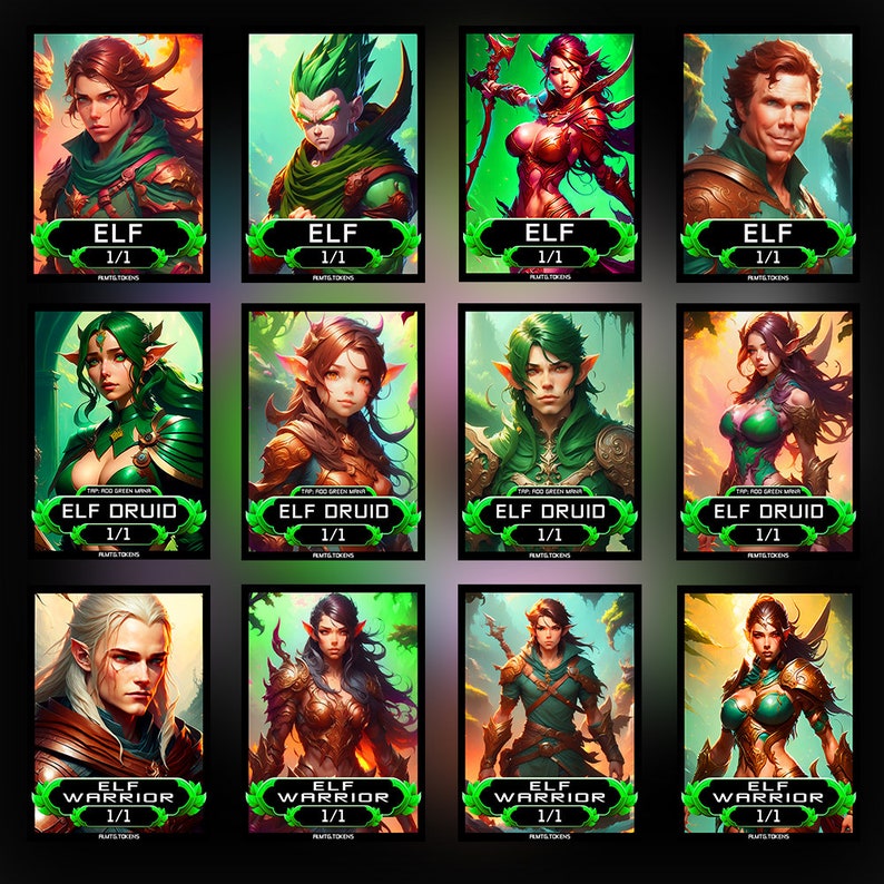 Choose A Tribe Bundle: Custom MTG Tokens - Etsy