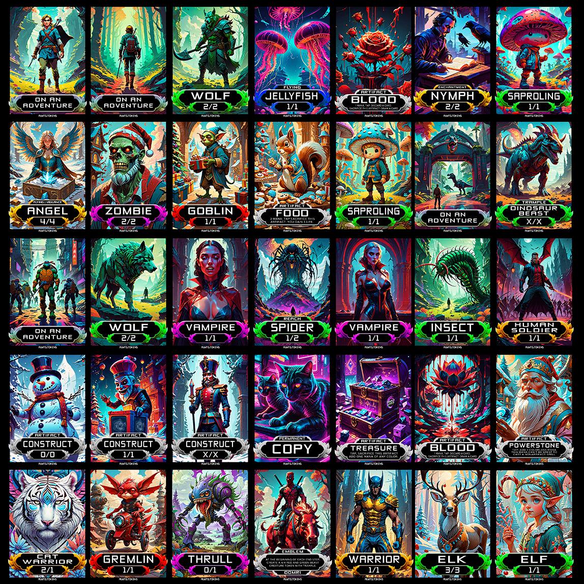 You Pick! MTG Tokens Bundles - Etsy