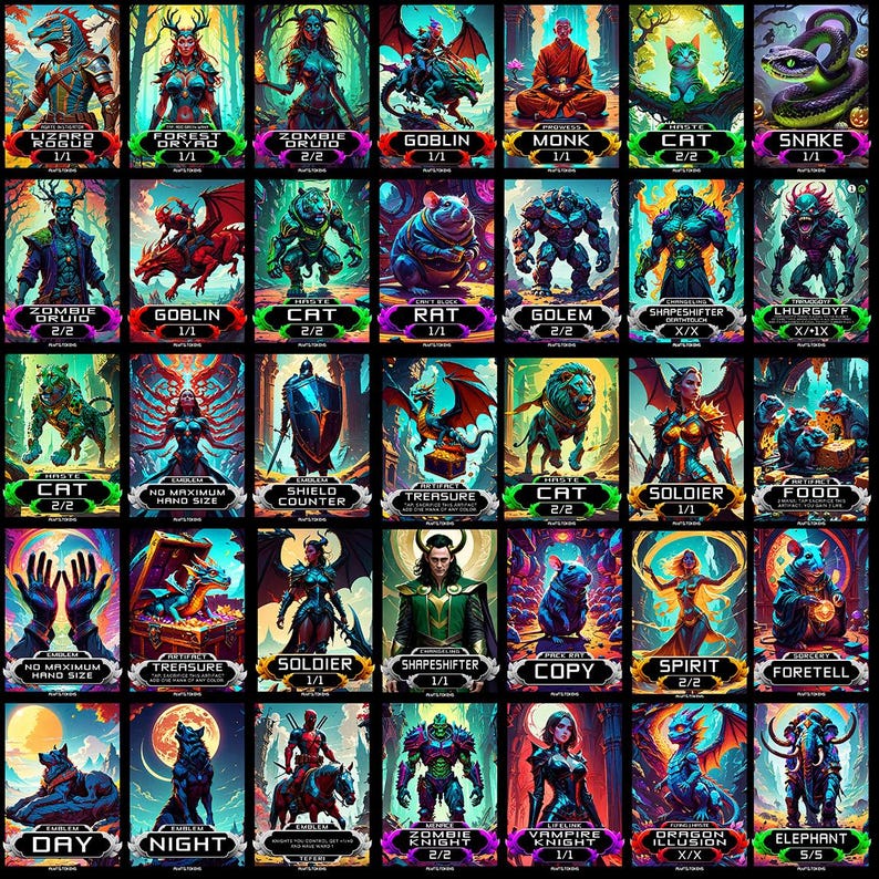 You Pick! MTG Tokens Bundles - Etsy