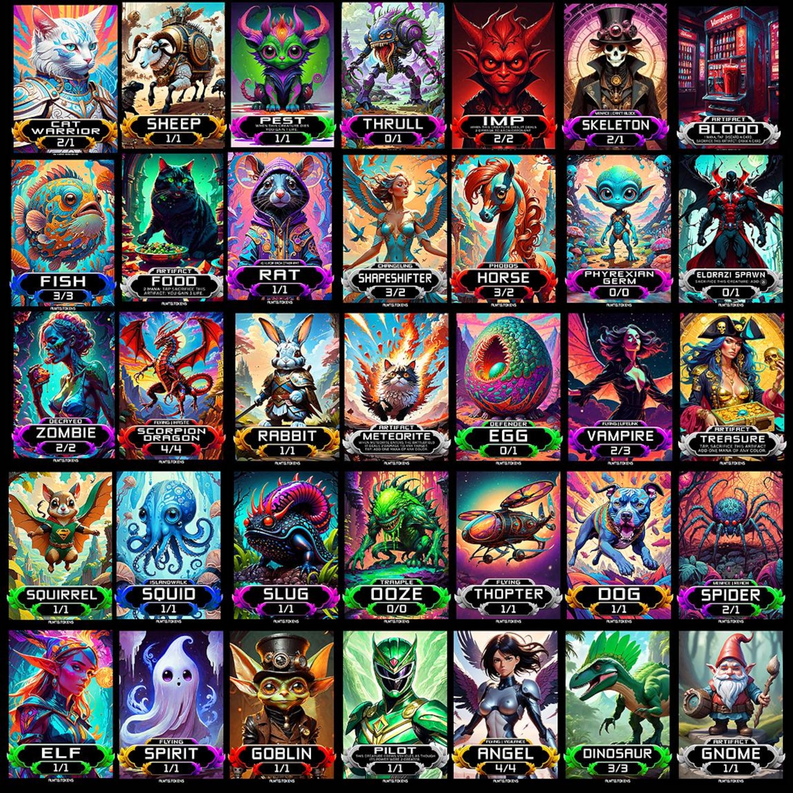 You Pick! MTG Tokens Bundles - Etsy