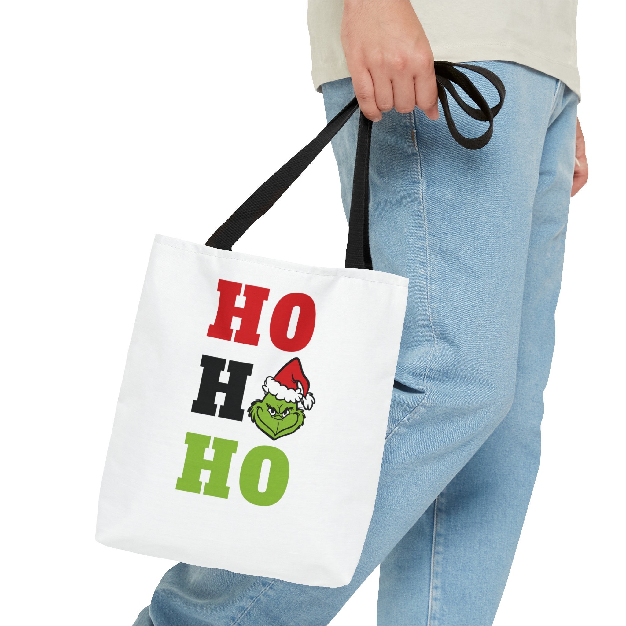 Grinch Christmas Tote Bag, the Grinch Bag, Grinch Apparel, Cute Tote ...