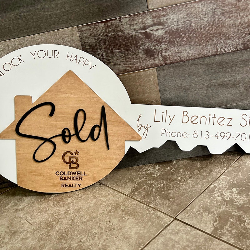 Sold Sign for Realtor - Etsy