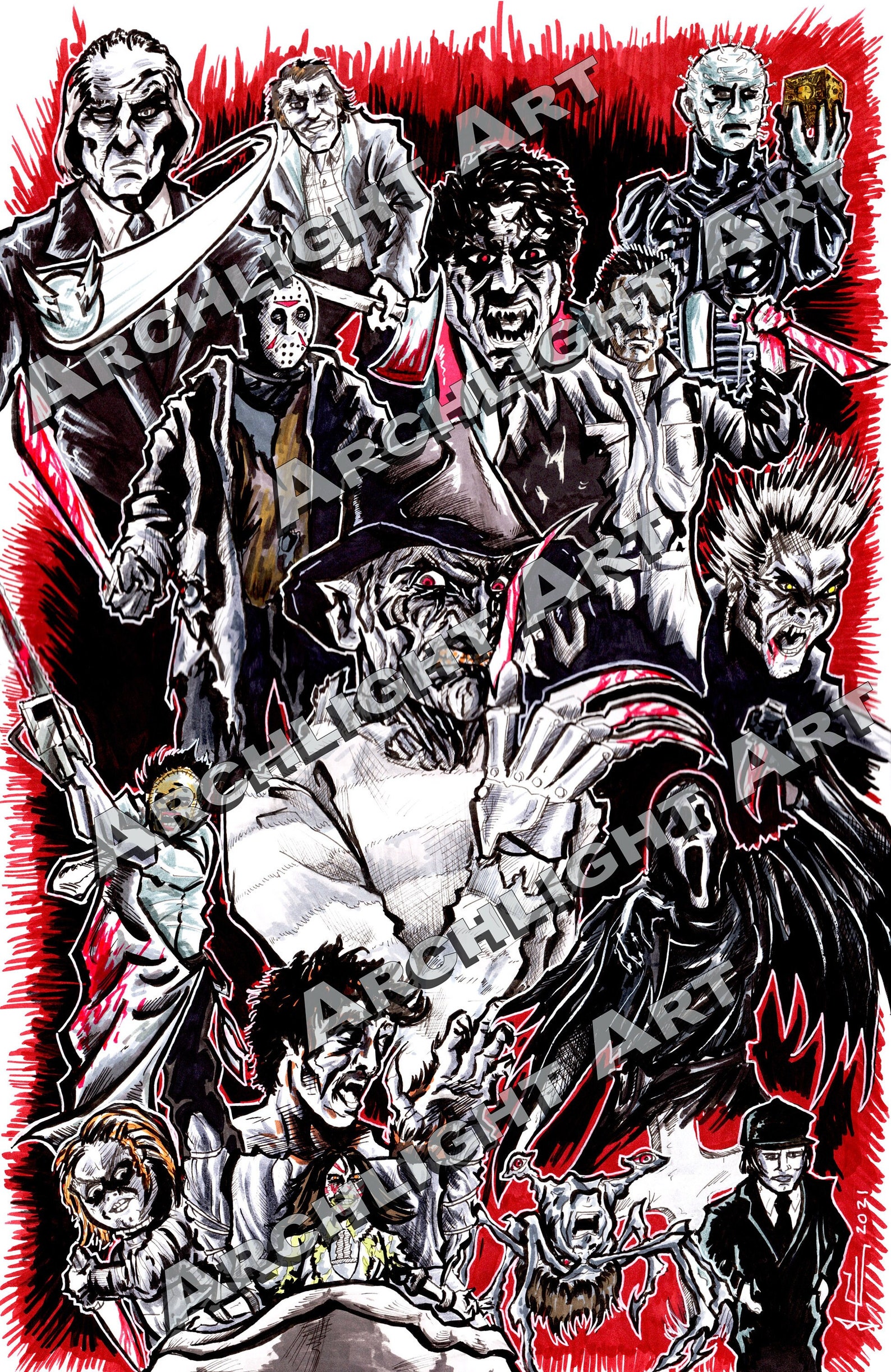 80's Horror Icons - Etsy