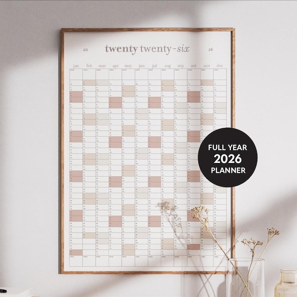 Boho 2026 Planner - Etsy UK