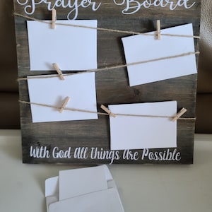Prayer Request Board, Wood Board, Christian, Biblical Prayer ...