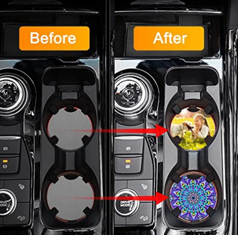 Personalized Custom Coaster for Business / Car / Home Set of - Etsy