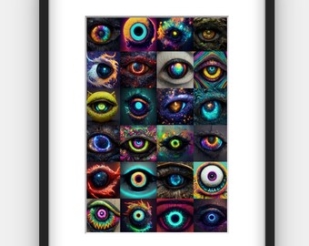 Printable Monster Eyes - Etsy