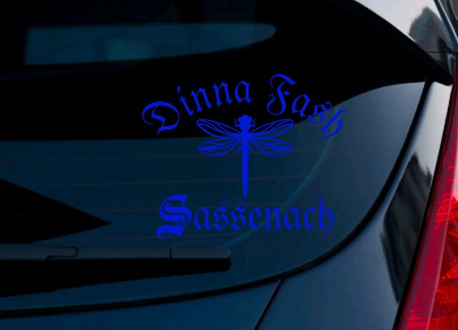 Outlander Decal Outlander Car Decal Dinna Fash Outlander - Etsy Australia