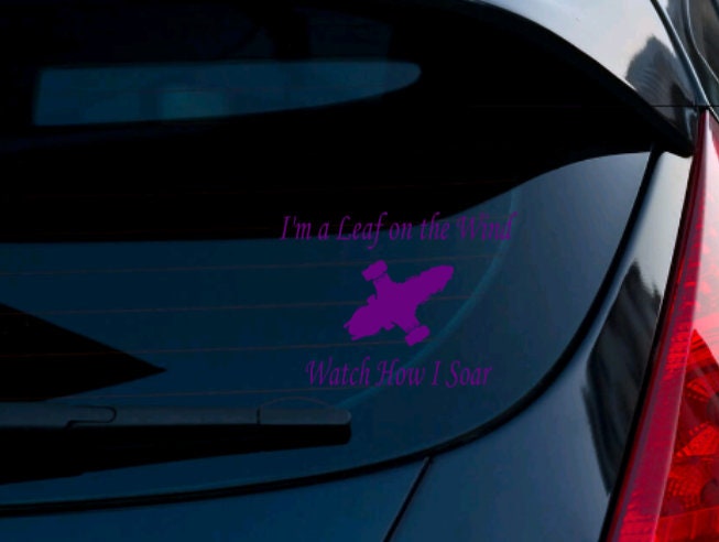 Leaf on the Wind Firefly Decal Firefly Car Sticker Serenity - Etsy