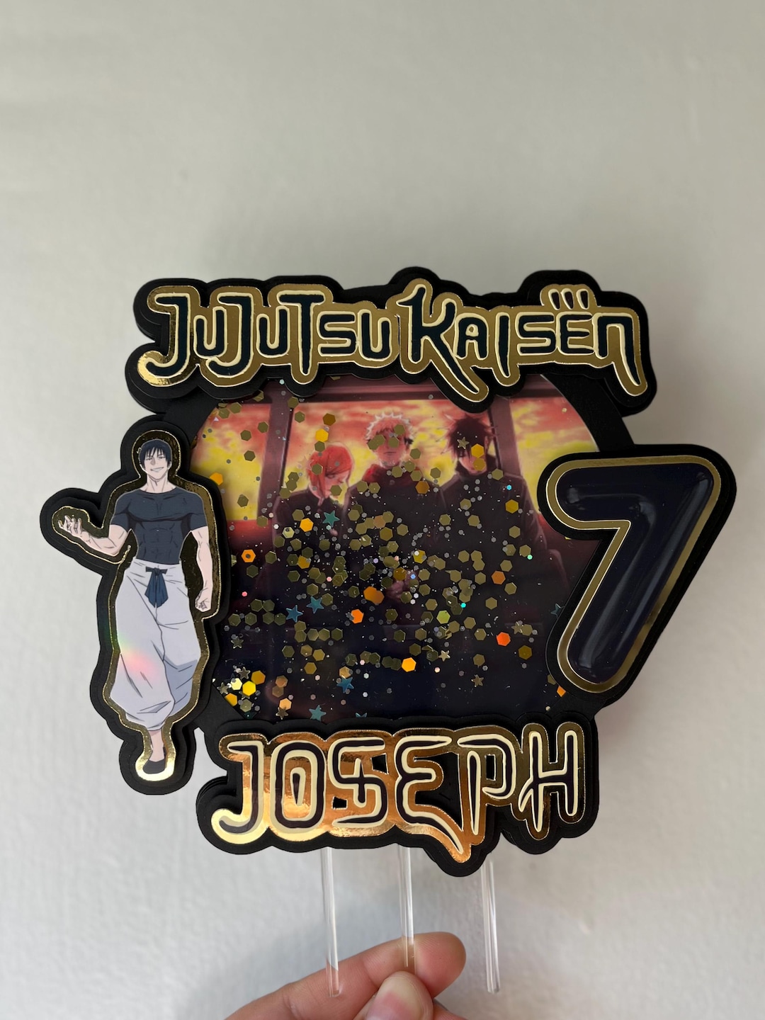 Jujutsu Kaisen Cake Topper, Anime Shaker, Handmade - Etsy Australia