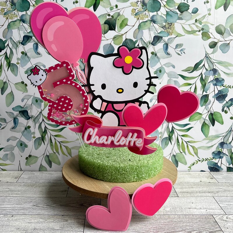 Hello Kittys Cake Topper - Etsy