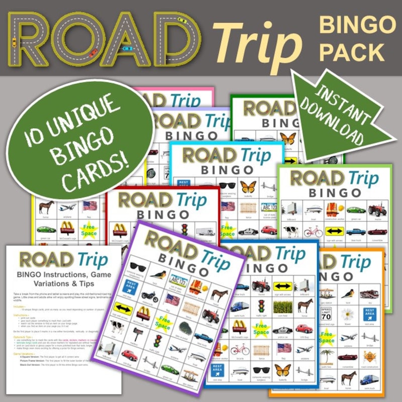 Car Bingo - Etsy