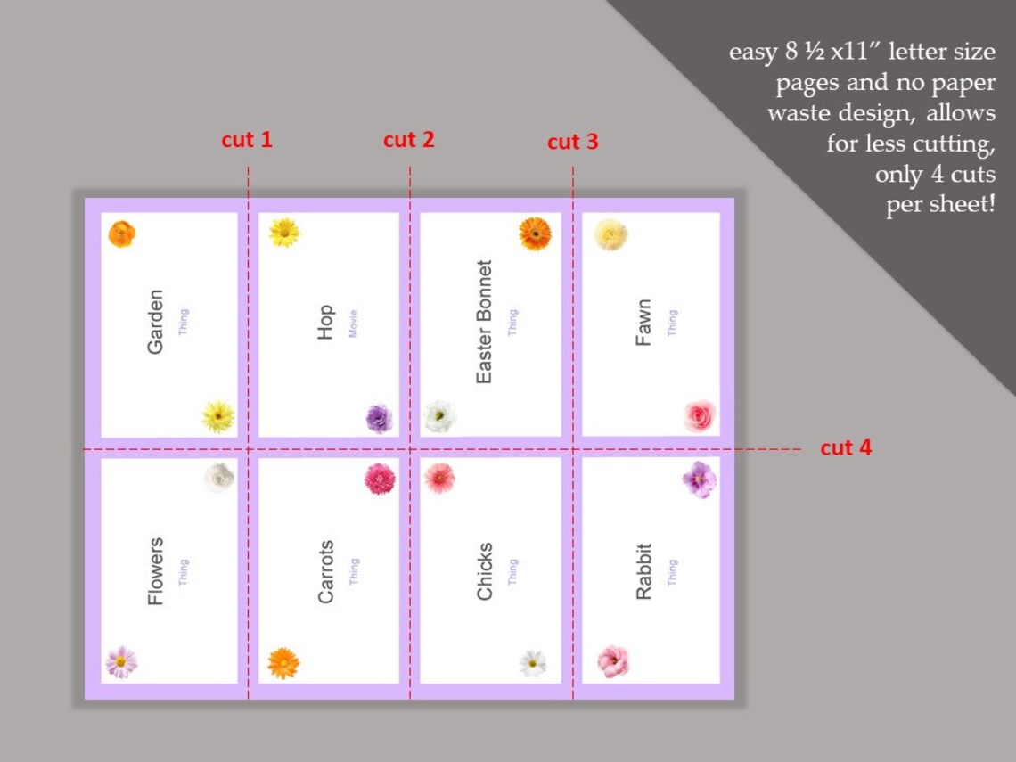 Spring - Easter Charades I Printable Cards I DIY Easter Party Games I ...